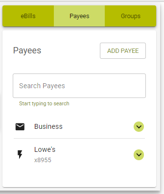 How do I add a Biller/Payee in Bill Pay?